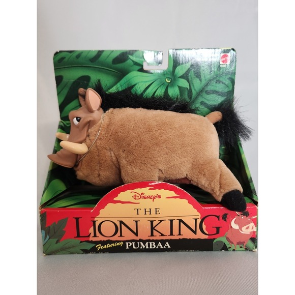 Mattel | Toys | Vintage 994 Mattel Disneys The Lion King Pumbaa Plush ...